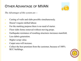 MIVAN_An Aluminum Formwork Construction Technique | PPTX