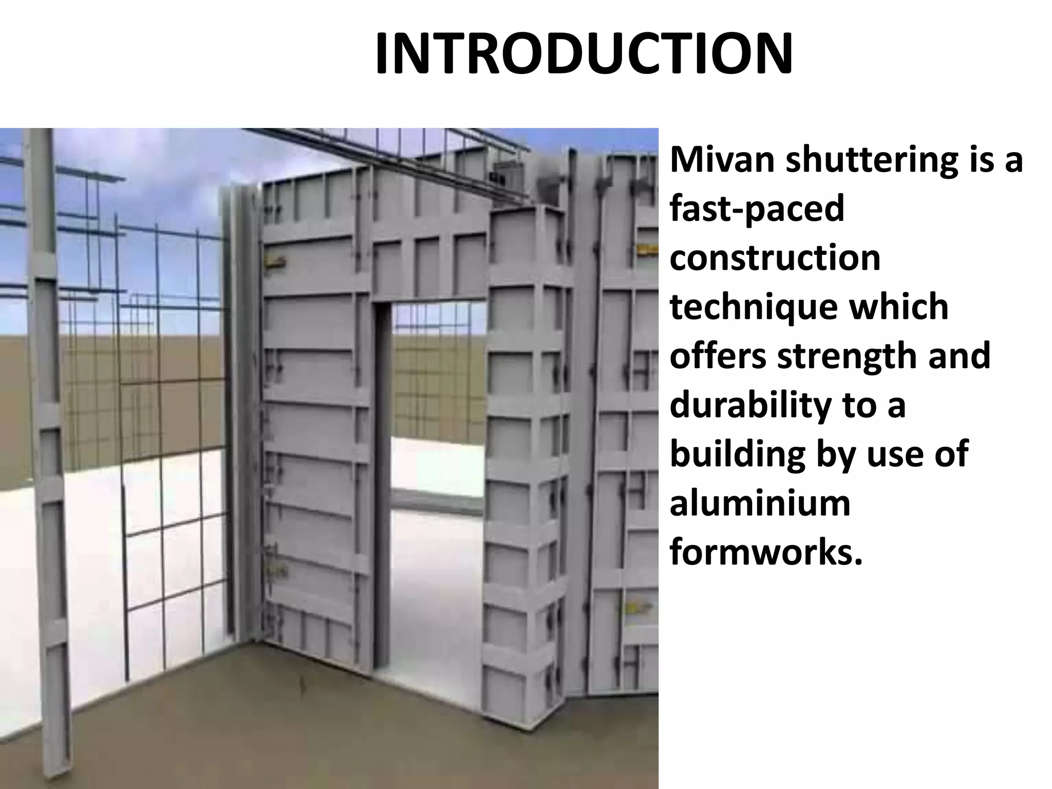 Mivan shuttering | PPTX