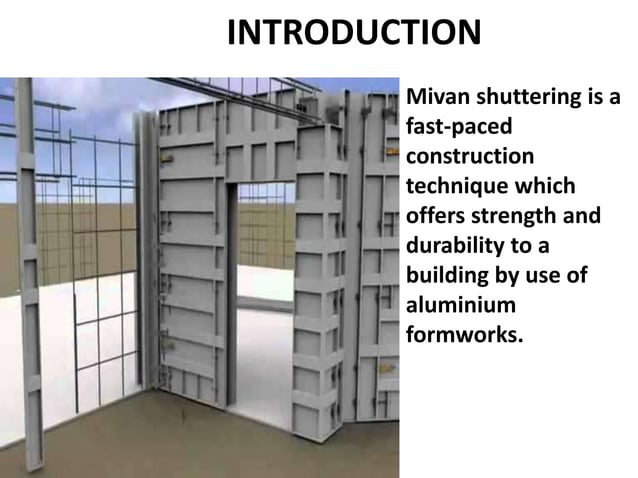 Mivan shuttering | PPTX | Civil Engineering Industry | Industries