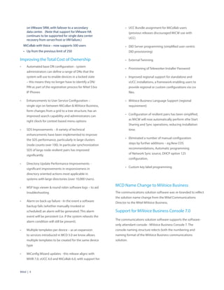 MiVoice Business software versions through time | PDF