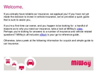 MiWay Car Insurance - A Simple Guide