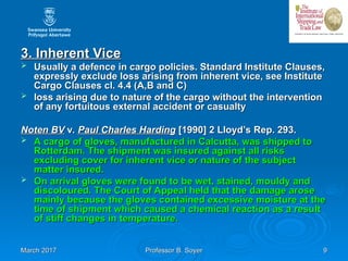 Maritime law and law of the insurance international | PPT | Free Download