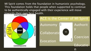 Motivational Interviewing - Health Psychology for Behavioral Change | PPT