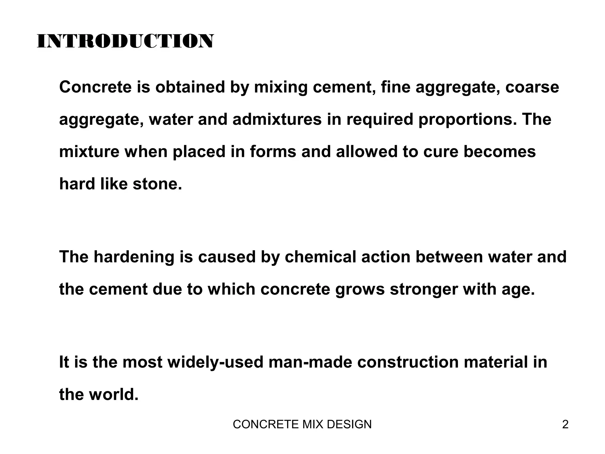 Mix design-ppt | PPT