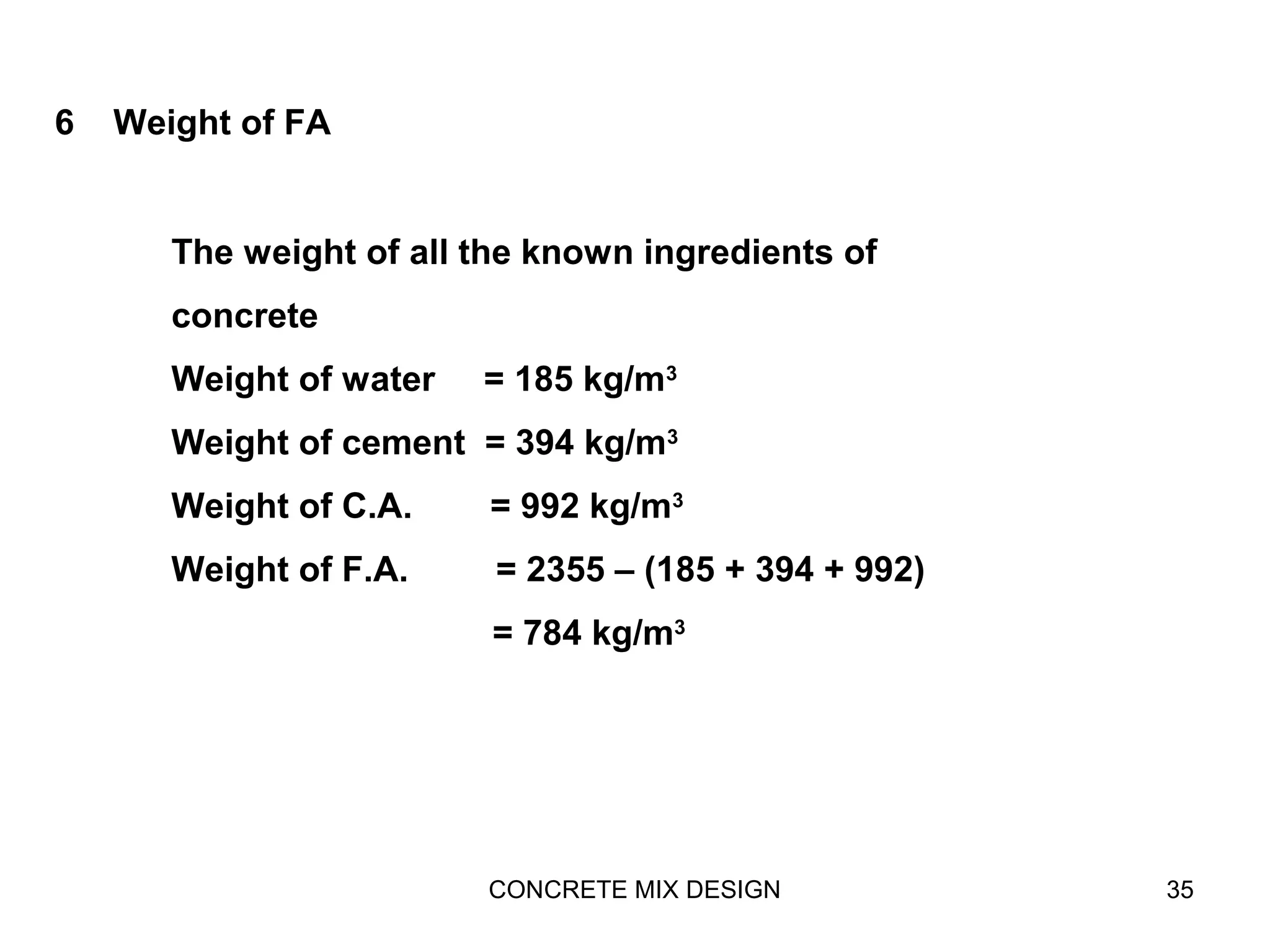 Mix design-ppt | PPT