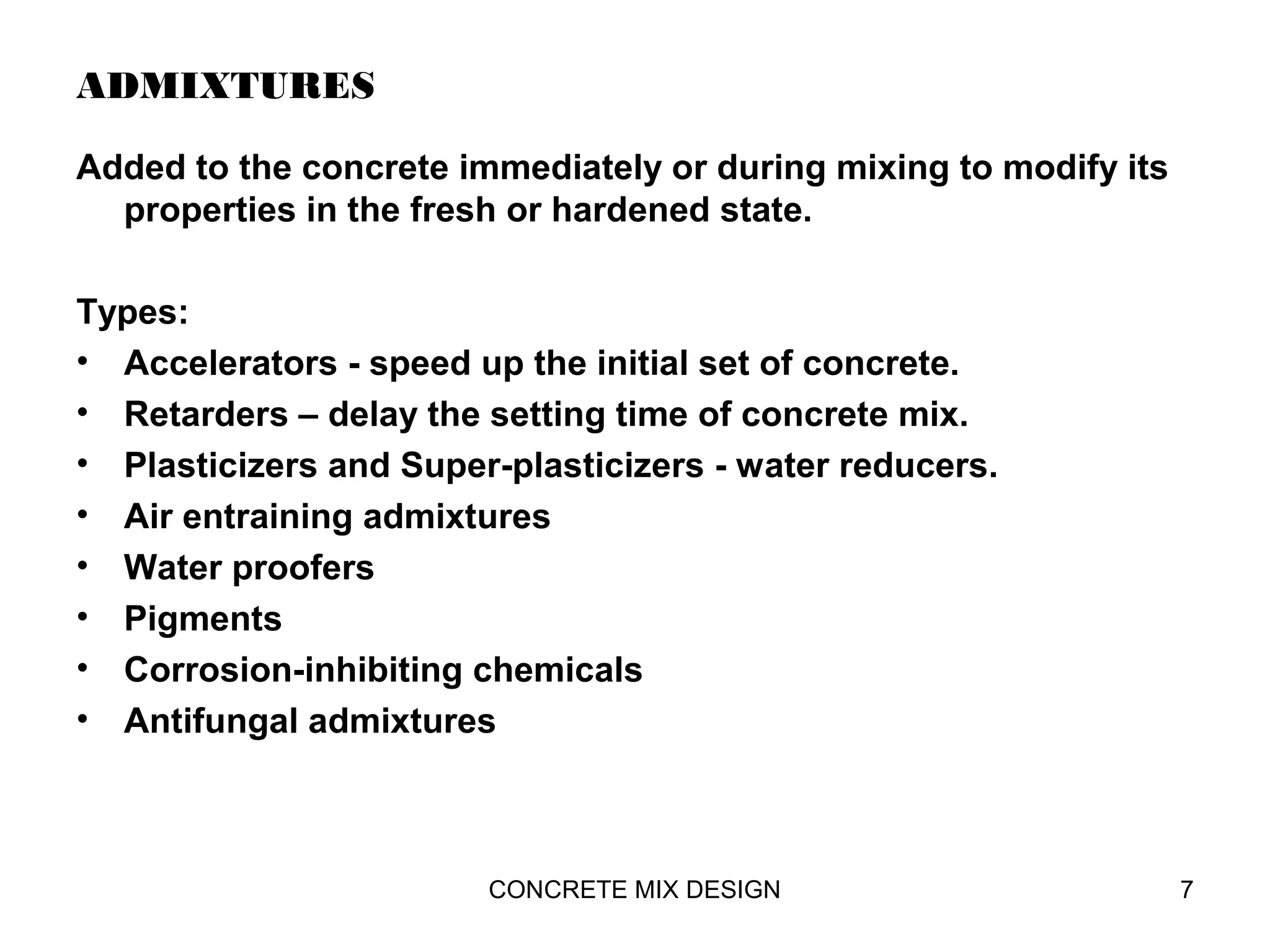 Mix design-ppt | PPT