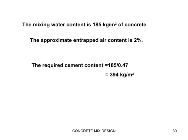 Mix design-ppt | PPT