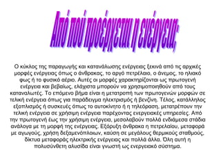 Ενέργεια | PPT