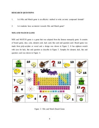 Mix and match game | DOCX