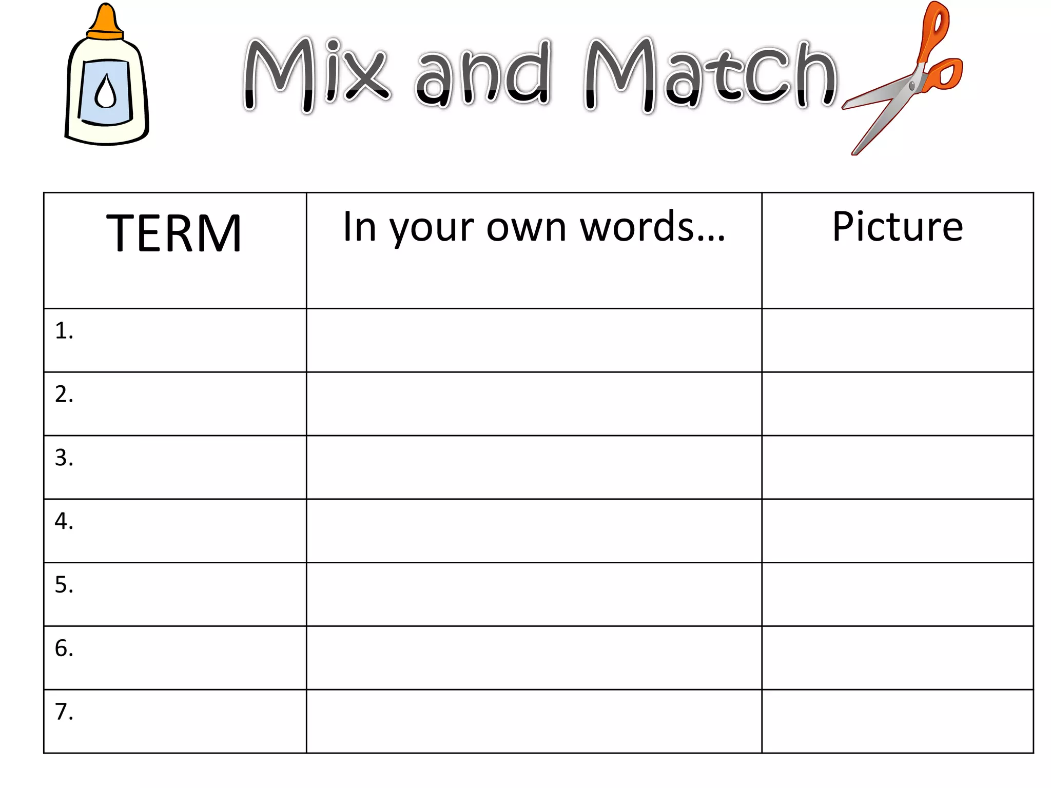 Mix and match template | PPTX
