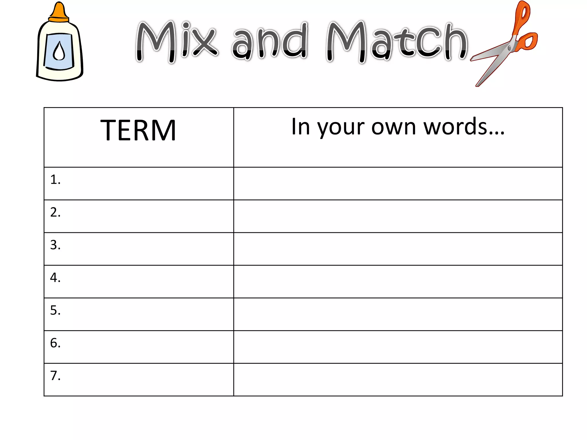 Mix and match template | PPTX