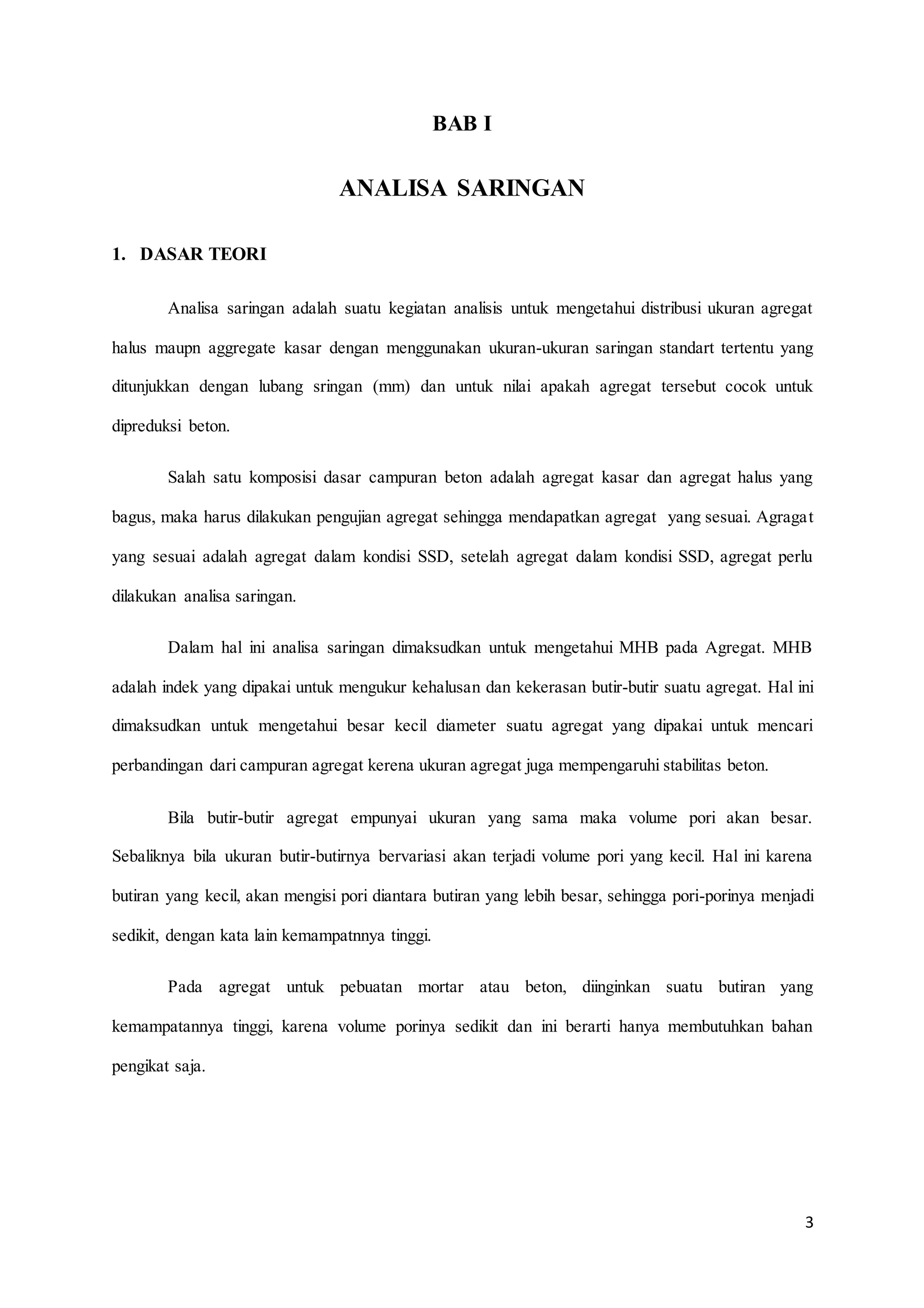 Laporan Pratikum Beton dan Mix Design | DOCX