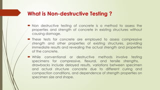 Mix Design of M40 Concrete & Application of NDT.pptx