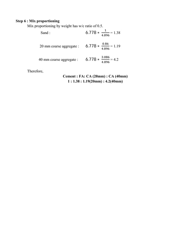 Mix design procedure road note 4 | PDF