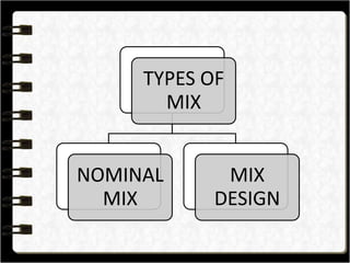 CONCRETE MIX DESIGN | PPTX