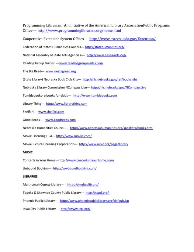 Big Talk From Small Libraries: Budgeting Handout | DOCX