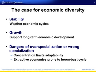 Economic diversity & lessons for economic development practice | PPT