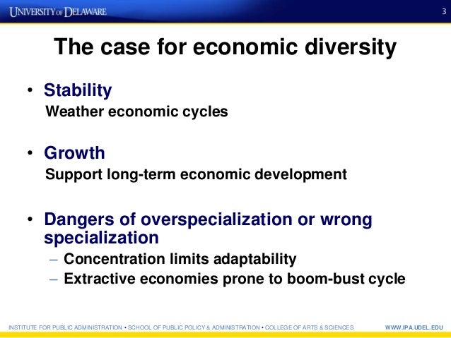 Economic diversity & lessons for economic development practice