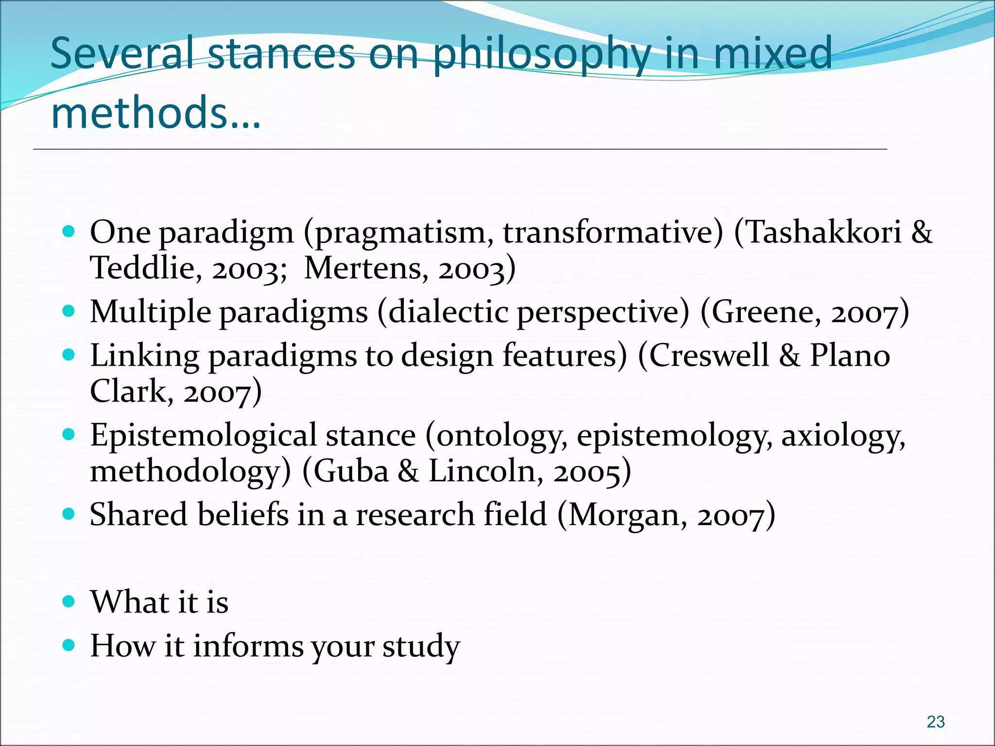 Mixed methods-research -design-and-procedures | PPT