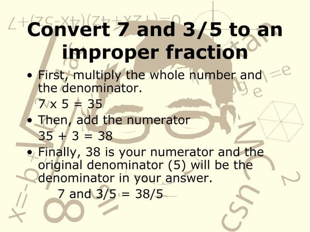 Mixed Numbers To Improper | PPT