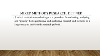 Mixed research-methods (1) | PPTX
