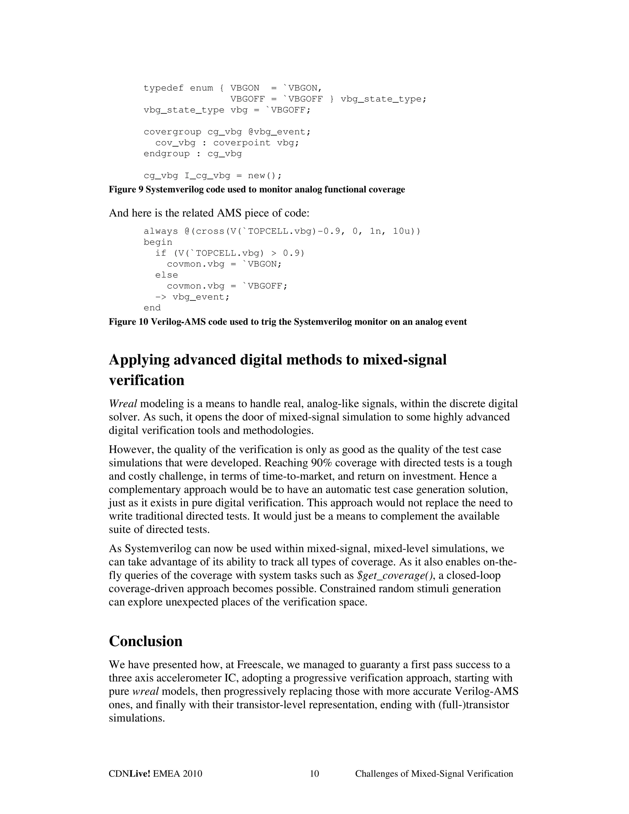 Mixed signal verification challenges | PDF