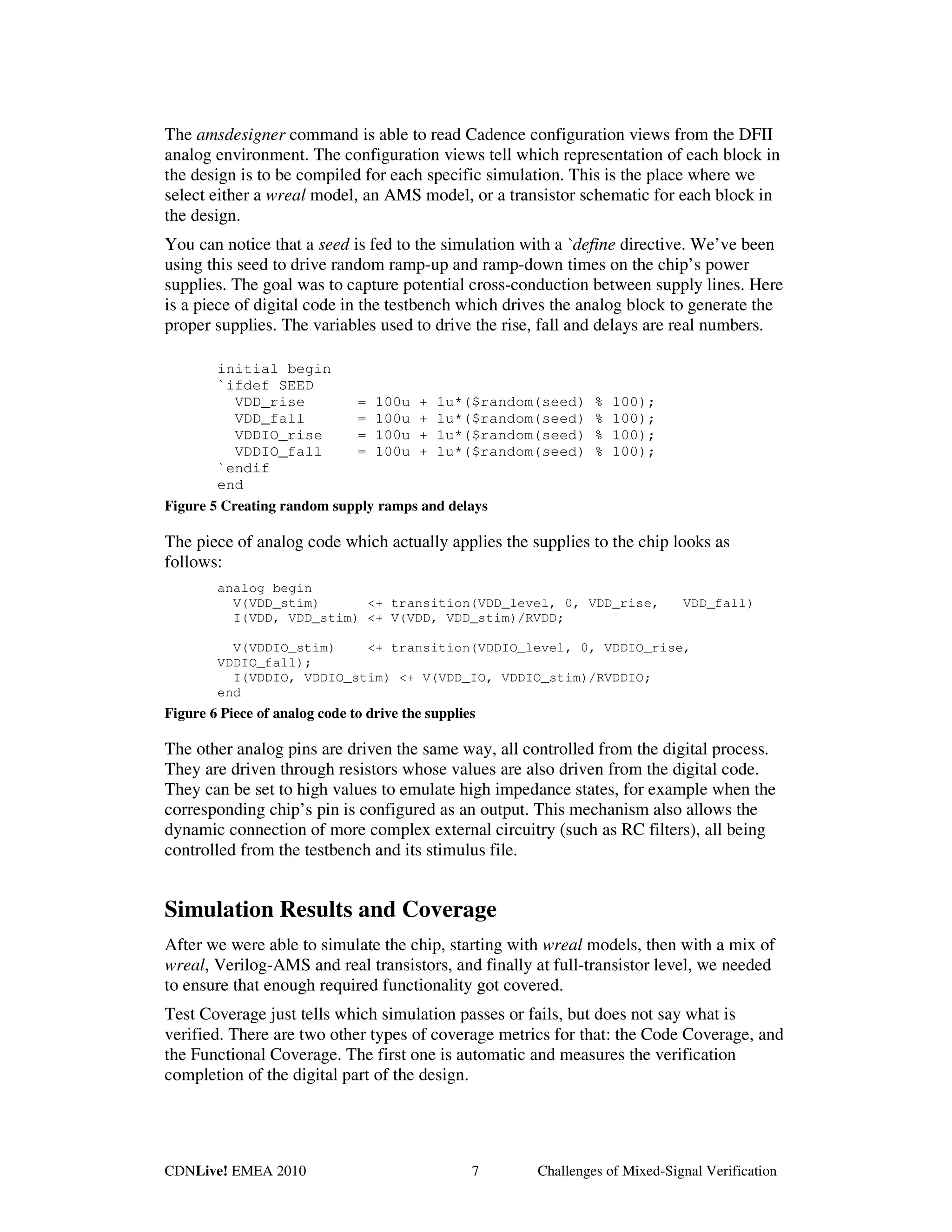 Mixed signal verification challenges | PDF
