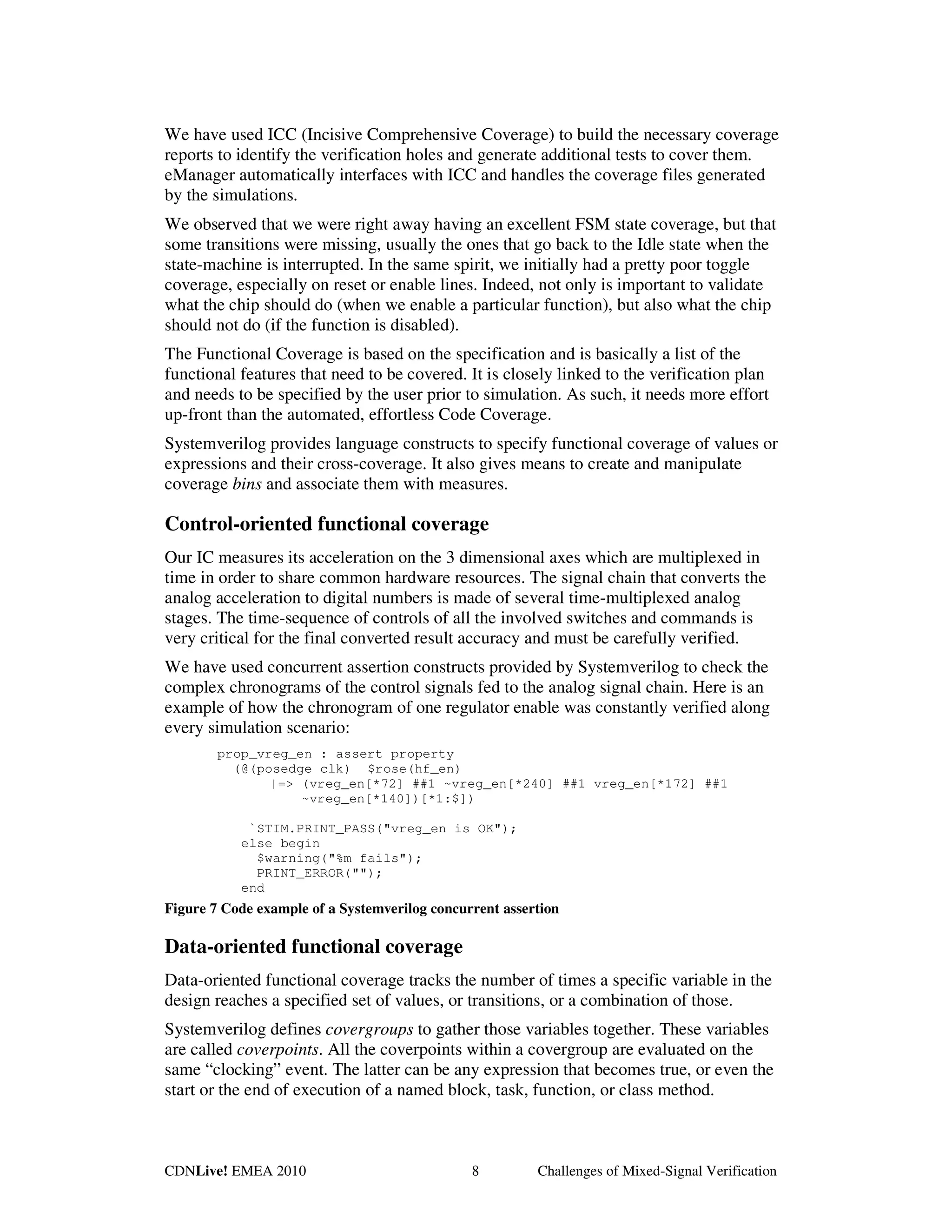 Mixed signal verification challenges | PDF