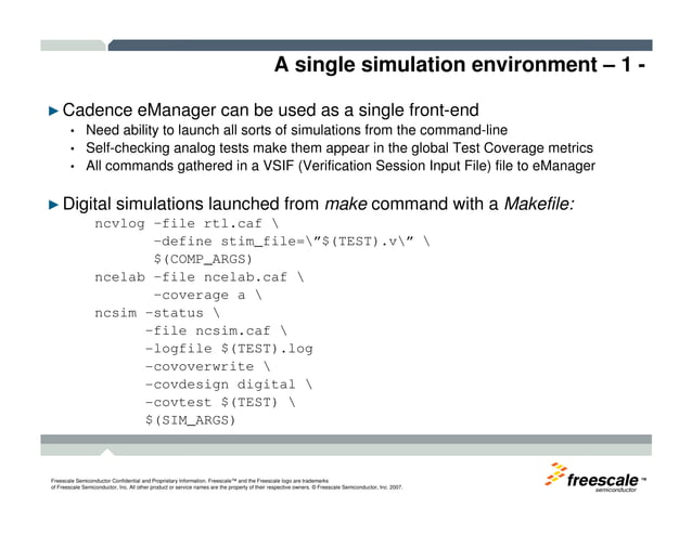 Mixed signal verification challenges - slides | PDF