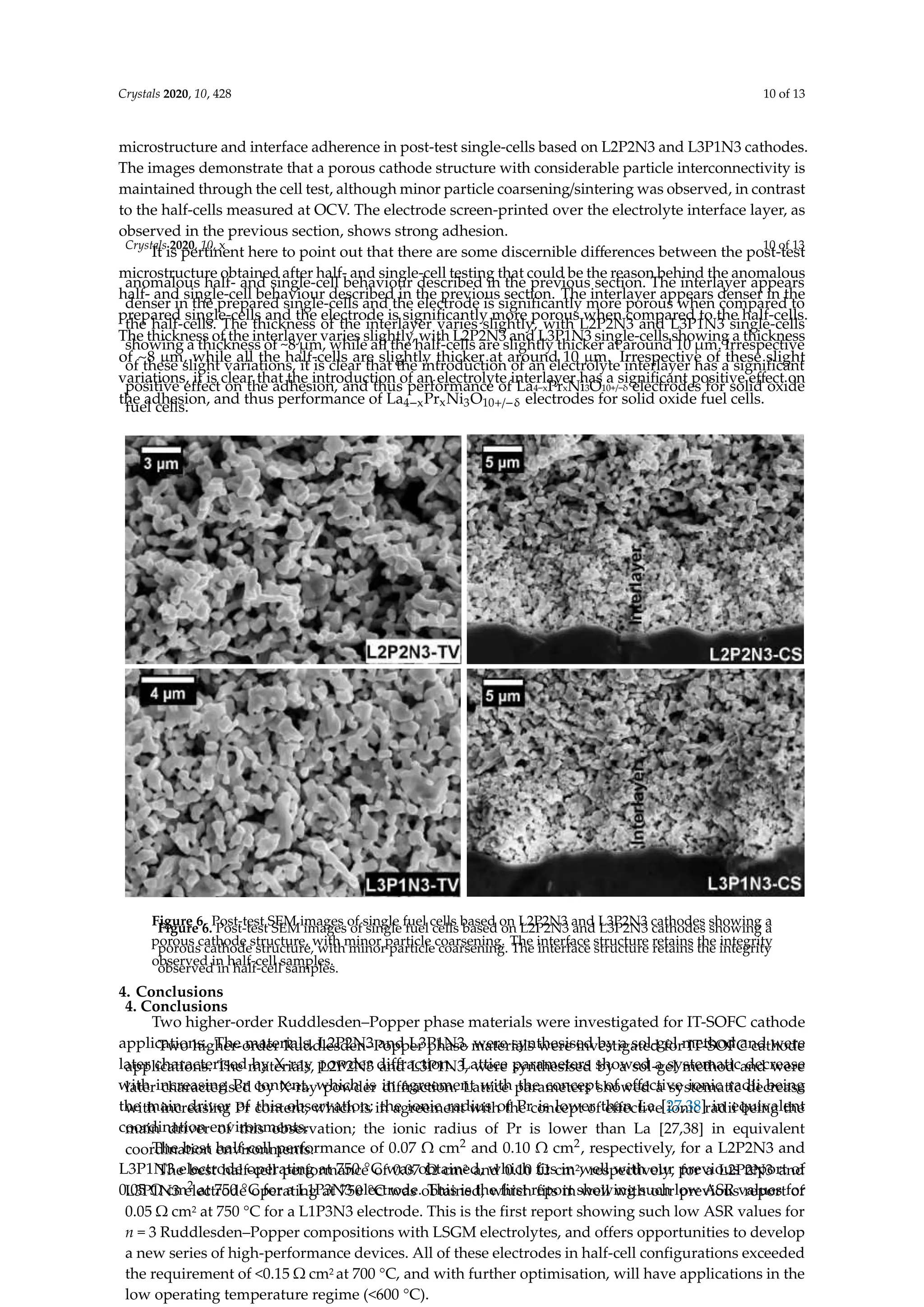 Mixed a site cation higher-order ruddlesden-popper phase materials as intermediate-temperature ...