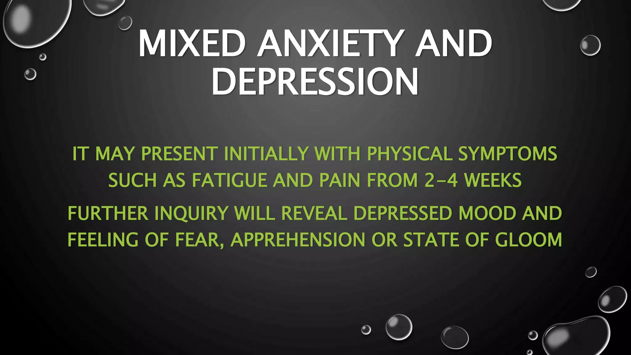 Mixed anxiety and depression | PPTX