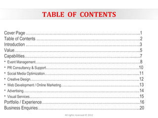 Mixedbag Marketing - Company Profile | PPT