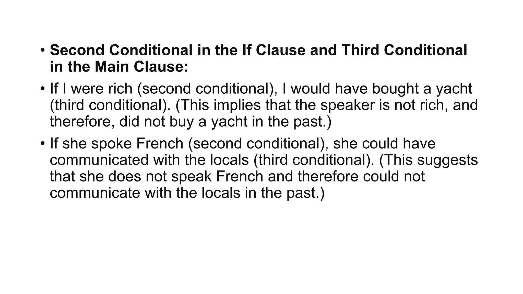 Mixed conditional where you can practice writing and s | PPTX