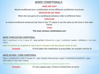 Mixed conditionals | PPTX