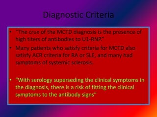 Mixed connective tissue disease | PPT