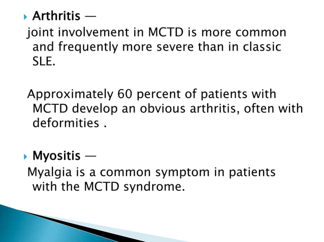 Mixed connective tissue disorder | PPTX