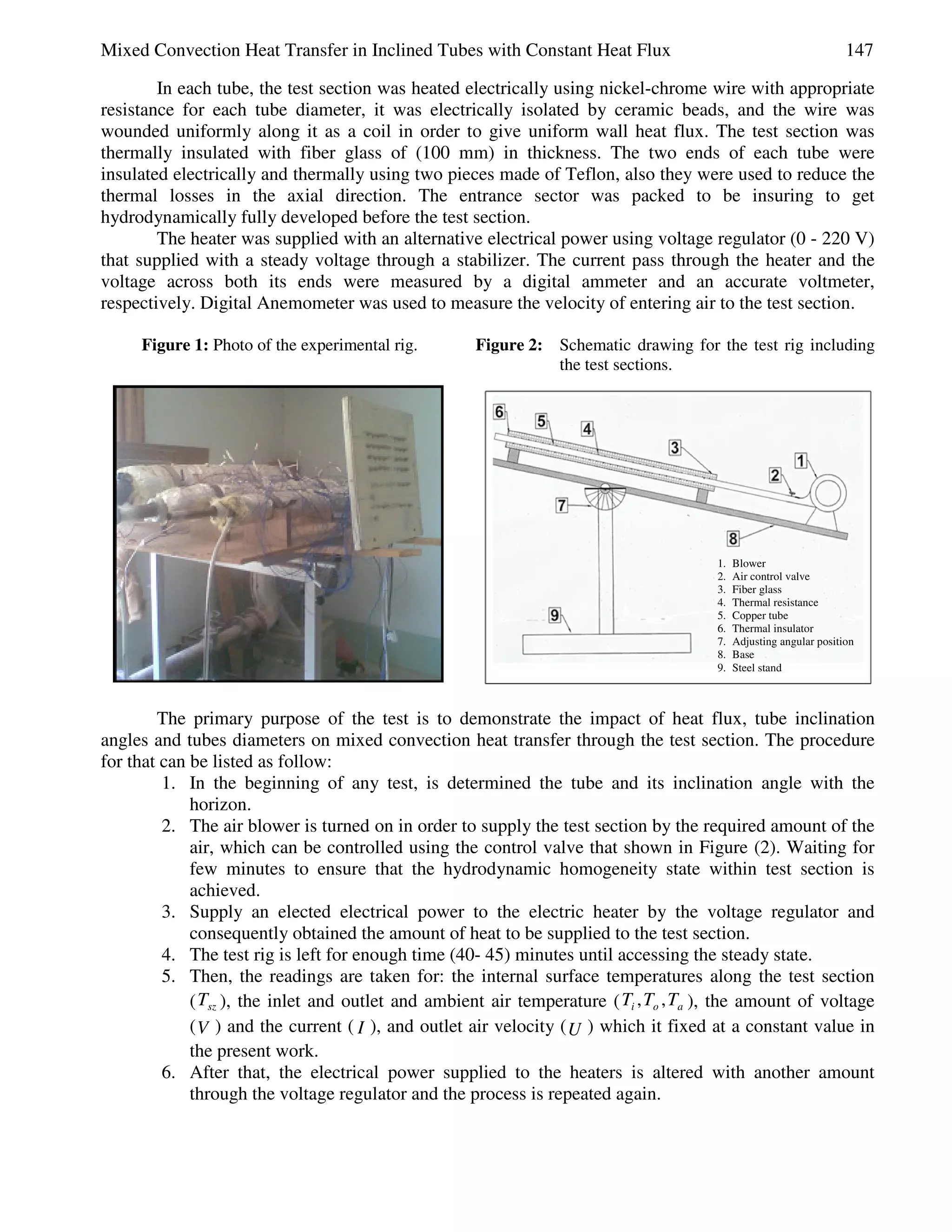 Mixed convection heat transferin inclined tubes with constant heat flux ...