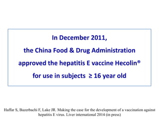 Mixed cryoglobulinemia & HEV infection | PPT