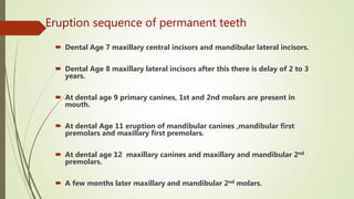 Mixed dention ppt | PPTX