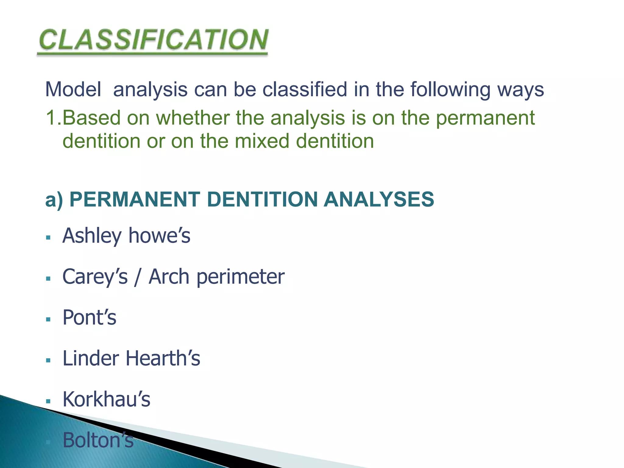 Mixed dentition analysis | PPTX