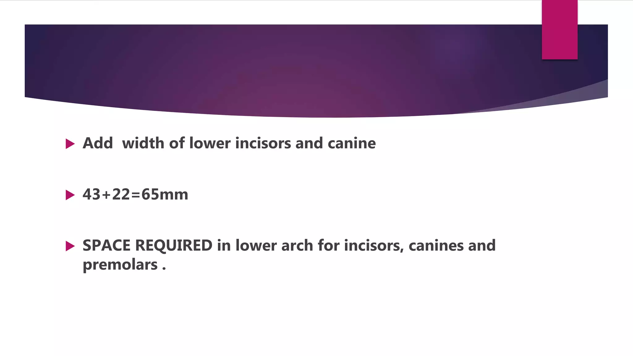 Mixed dentition analysis | PPTX