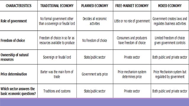 Mixed Economy | PPTX