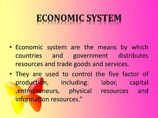 Mixed economy | PPTX