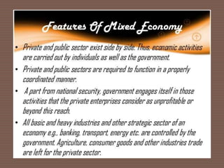 Mixed Economy EKONOMIKS GRADE 9 | PPTX