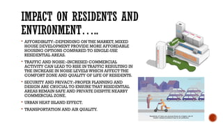 MIXED HOUSE DEVELOPMENT literature study. | PPTX