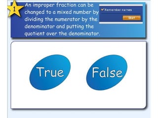 Mixed & Improper | PPT