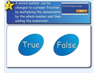 Mixed & Improper | PPT