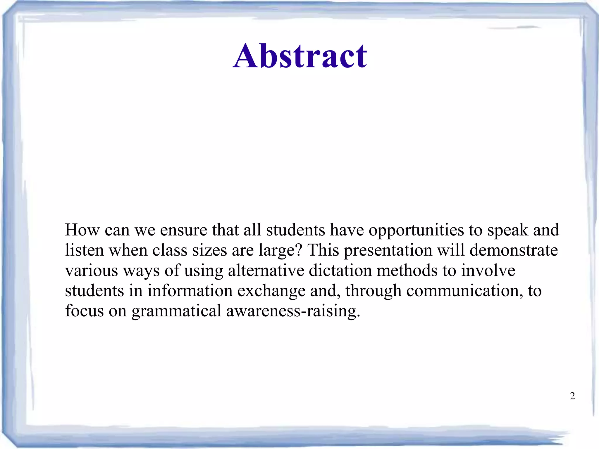 Mixed level teaching | PPT
