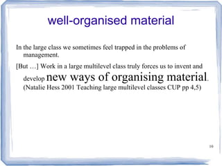 Mixed level teaching | PPT