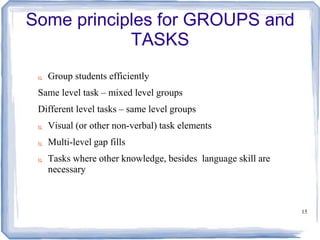 Mixed level teaching | PPT